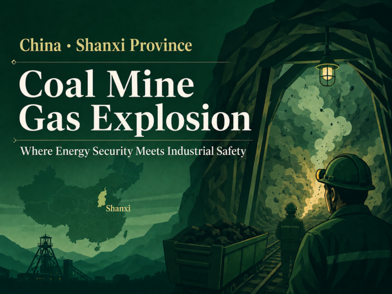 What the Shanxi Coal Mine Gas Explosion RevealsーEnergy Security ...